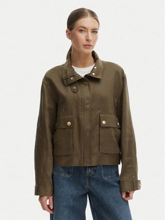 Tommy Hilfiger &Uuml;bergangsjacke WW0WW48616 Gr&uuml;n Relaxed Fit