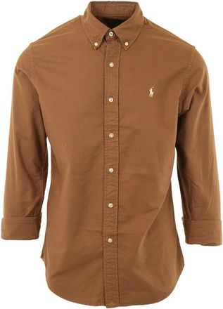 Polo Ralph Lauren Homme, Chemises, Brun, Taille: XL Casual Chemises