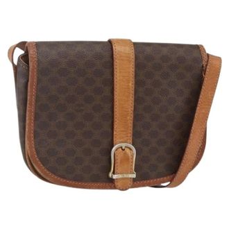 Celine Sac bandouli&egrave;re Vintage Pre-owned - Femme - Pre-owned - Brun - Taille: ONE Size