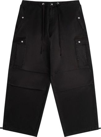 Rhude Damen, Hosen, Schwarzk, MGröße