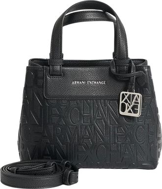 A|X Armani Exchange Femme, Sacs, Noir, Taille: ONE Size Liz Monogram S Handbag