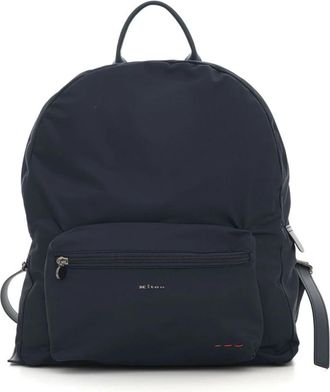 Kiton Canvas rucksack - - Bags - Herren - Blau - ONE SIZE