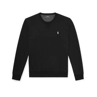 Polo Ralph Lauren Homme, Sweatshirts et sweats à capuche, Noir, Taille: M T-shirt noir à manches longues en coton