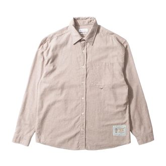 Edmmond Studios Edmmond Studios - Face to Face Shirt - Homme - Chemises - Beige - Taille: XL