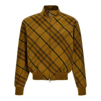 Burberry Jacke mit Karomuster - - Jackets - Herren - Gelb - L