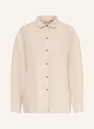 Barbour Hemdbluse Hampton Aus Leinen beige