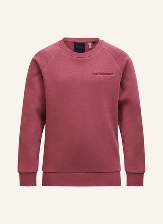 Peak Performance Jr Original Small Logo Crew Sweatshirtpullover rot