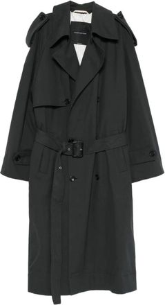 Federico Cina Homme, Manteaux, Gris, Taille: M Trench crois&eacute;