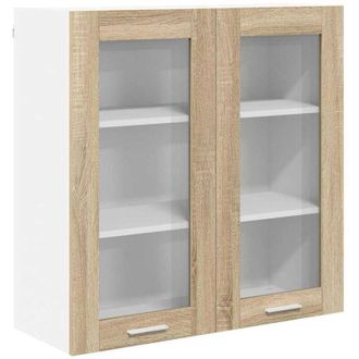 vidaXL vidaXL Armoire suspendue avec stockage Ch&ecirc;ne Sonoma 80 x 31 x 80 cm