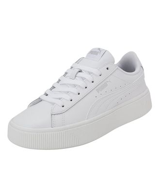 Puma Damen Puma Vikky Stacked L Sneakers, Puma White-Puma White, 38.5 EU