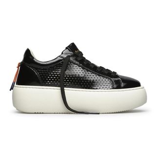Barracuda Schwarze Sneakers mit perforiertem Leder-Obermaterial - - Shoes - Damen - Schwarzk - 40 EU