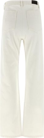 Christophe Lemaire Womens White Cotton High-Waisted Jean Clothing