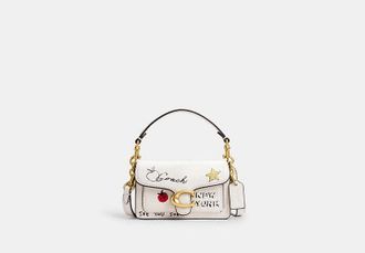 Coach Tabby Tasche 12 mit Skizzen-Print