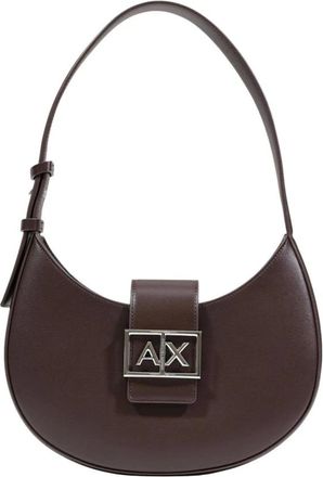 A|X Armani Exchange Femme, Sacs, Brun, Taille: ONE Size Sac &agrave; main avec fermeture &eacute;clair et poche int&eacute;rieure