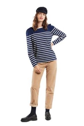 Armor Lux Marini&egrave;re Rayures Fantaisie en Coton l&eacute;ger