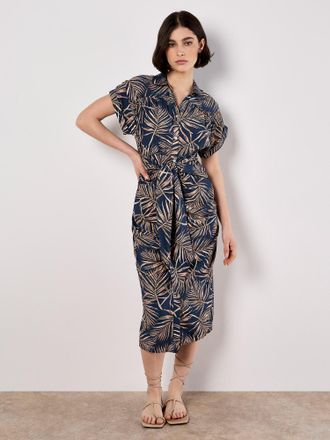Apricot Blusenkleid