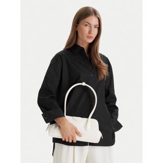 Calvin Klein Handtasche Calvin Klein Emblem Trio Shoulder Bag LV04F3369G Wei&szlig;