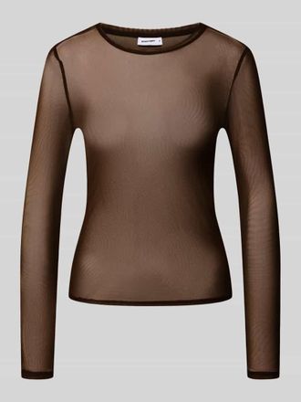 Noisy May Longsleeve im semitransparenten Design Modell JUDITH