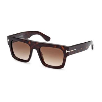 Tom Ford unisex, Accessoires, Brun, Taille: 53 MM Fausto Lunettes de soleil