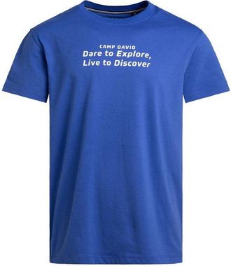 Camp David Rundhalsshirt aus Baumwolle
