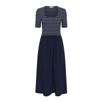 Soaked In Luxury Midi-Kleider - - Dresses - Damen - Blau - XS