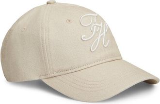 Tommy Hilfiger Cap Logo Embroidery Baseball Cap AW0AW18338 Beige