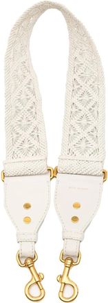 Dior Hobo Bags - Calfskin Macrame Shoulder Strap - Gr. unisize - in Wei&szlig; - f&uuml;r Damen