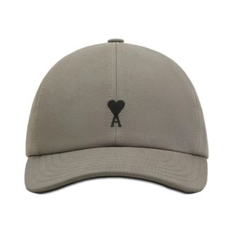 Ami Homme, Accessoires, Gris, Taille: ONE Size Ami de Coeur Embroidery Cap