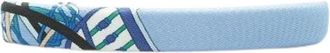 Herm&egrave;s Pre-owned Eclipse Pince &agrave; Cheveux en Soie GM - Femme - Pre-owned - Bleu - Taille: ONE Size