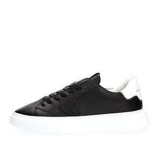 Philippe Model SNEAKERS Uomo PHILIPPE MODEL PARIS BTLU V002 - TEMPLE VEAU BLANC NOIR