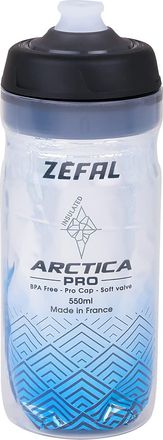 Zéfal Trinkflasche Arctica Pro 55 550ml, Silber/blau, 1667