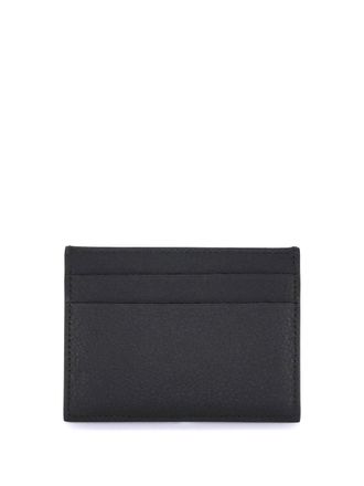 Balenciaga Mens Leather Card Holder Black Lamb Ovis Aries Wallet