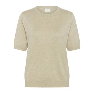 Kaffe KAlizza O-neck pullover - Femme - Pulls - Gris - Taille: 36 FR