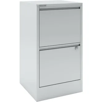 Bisley H&auml;ngeregistratur Schrank Home Office Lichtgrau