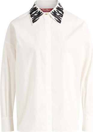 Max Mara Femme, Blouses et Chemises, Blanc, Taille: 36 FR Mstgene Shirt