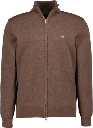 GANT Herren Pullover braun Baumwolle unifarben