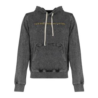 Diesel Sweat &agrave; capuche en jersey macro-nid dabeille - Homme - Sweatshirts et sweats &agrave; capuche - Gris - Taille: S