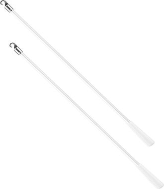 Angoily Fiberglas Jalousie Stab Ersatz mit Haken Transparenter Blind&ouml;ffner f&uuml;r Vertikaljalousien Jalousiezubeh&ouml;r f&uuml;r Fenster und T&uuml;ren