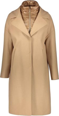 Herno Femme, Manteaux, Beige, Taille: 46 FR Manteau en écolaine et nylon ultraléger