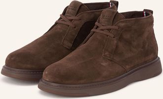 Tommy Hilfiger Schn&uuml;rboots braun