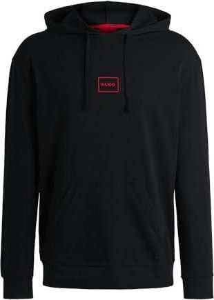 HUGO BOSS Laze Hoodie Loungew_Sweatshirt, Black, XXL Men