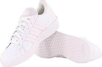 adidas Adidas Femme Grand Court TD Lifestyle Court Casual Shoes, Cloud White/Almost Pink/Cloud White, 38 2/3 EU