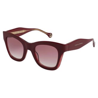 Carolina Herrera Zeitlose Schmetterlingssonnenbrille mit Azetatrahmen - - Accessories - Damen - Rot - ONE SIZE