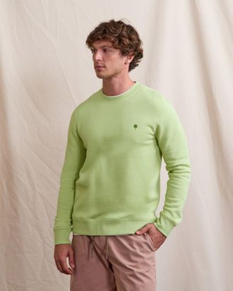 Faguo Sweat col rond vert anis