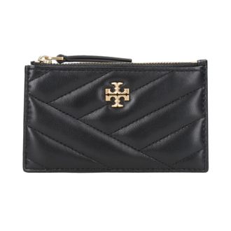 Tory Burch Schwarze Nappa Chevron Gesteppte Geldb&ouml;rse - - Accessories - Damen - Schwarzk - ONE SIZE