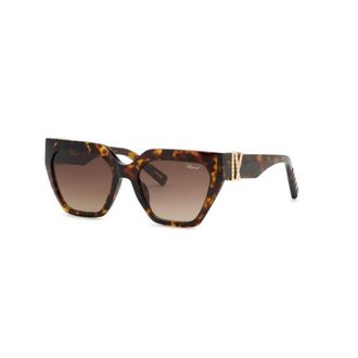 Chopard Femme, Accessoires, Brun, Taille: 54 MM Sch415S 04Bl Lunettes de soleil