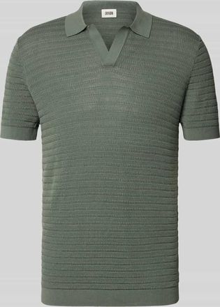 Drykorn Slim Fit Poloshirt mit V-Ausschnitt Modell Braian