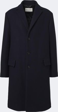 Dries Van Noten Manteau en laine m&eacute;lang&eacute;e