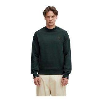 Fred Perry Herren, Sweatshirts & Hoodies, Gr&uuml;n, MGr&ouml;&szlig;e