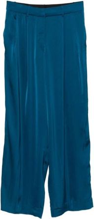 Michael Kors Femme, Pantalons, Bleu, Taille: 36 FR Wide Pantalons